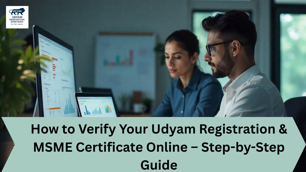 Udyam Registration & MSME Certificate Verification Online | Step-by ...